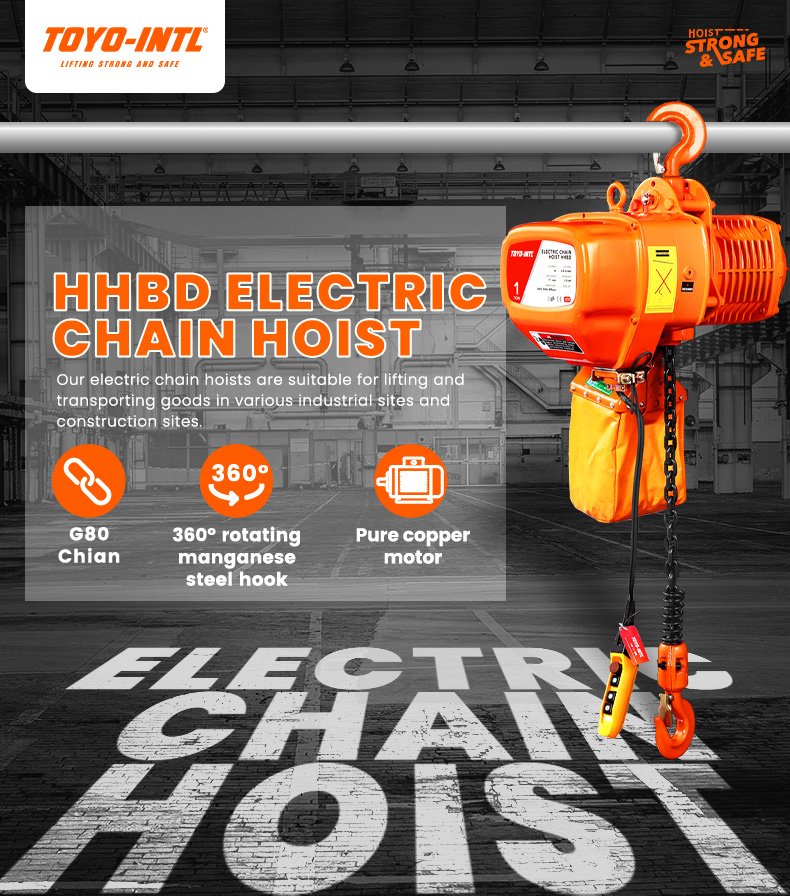 TOYO-INTL HHBD Electric Hoist - TOYO-INTL