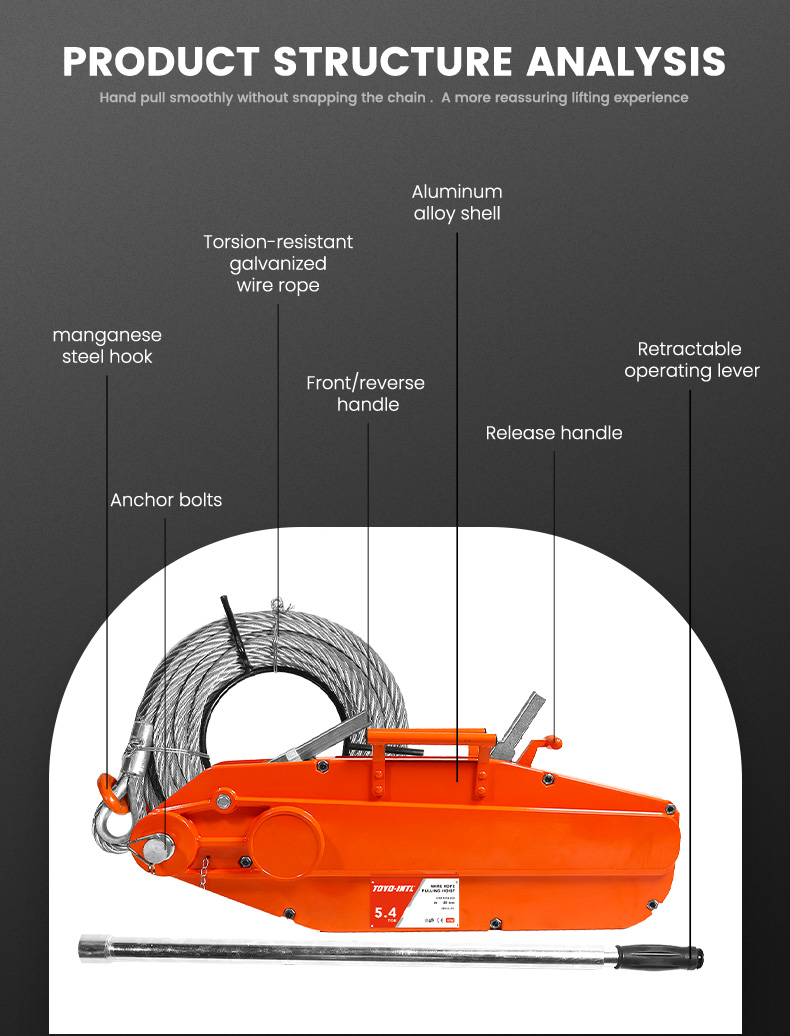 TOYO-INTL ZNL Wire Rope Hoist - TOYO-INTL