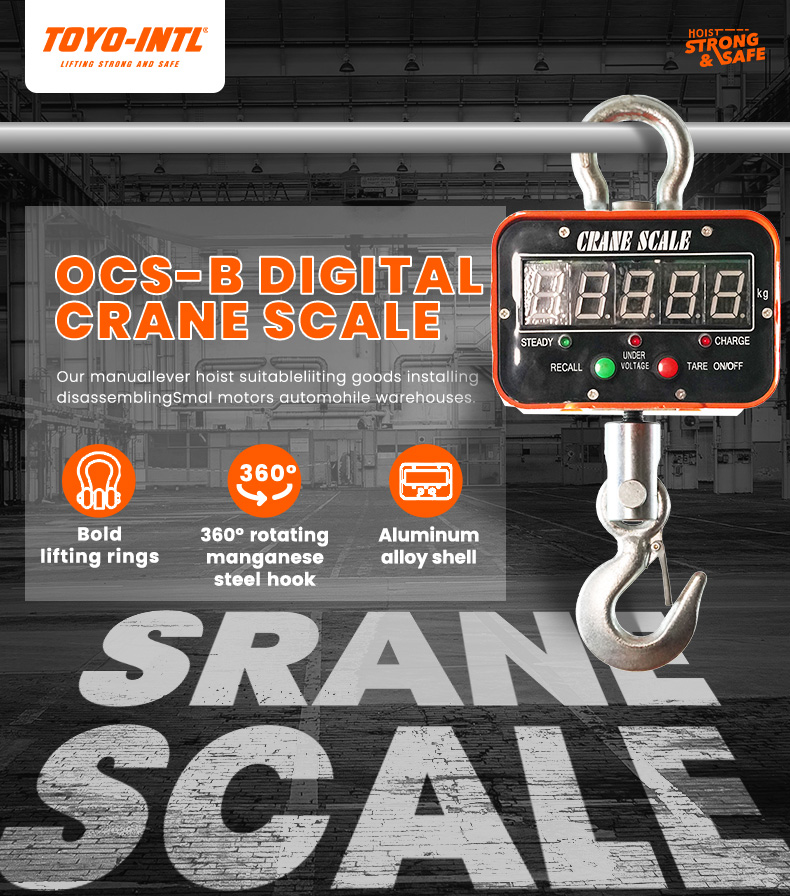 TOYO-INTL OCS-B Digital Crane Scale - TOYO-INTL