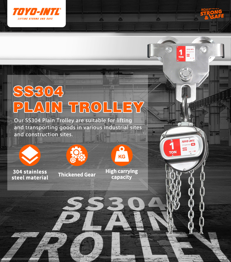 Toyo-intl new product ss304 beam trolley - TOYO-INTL